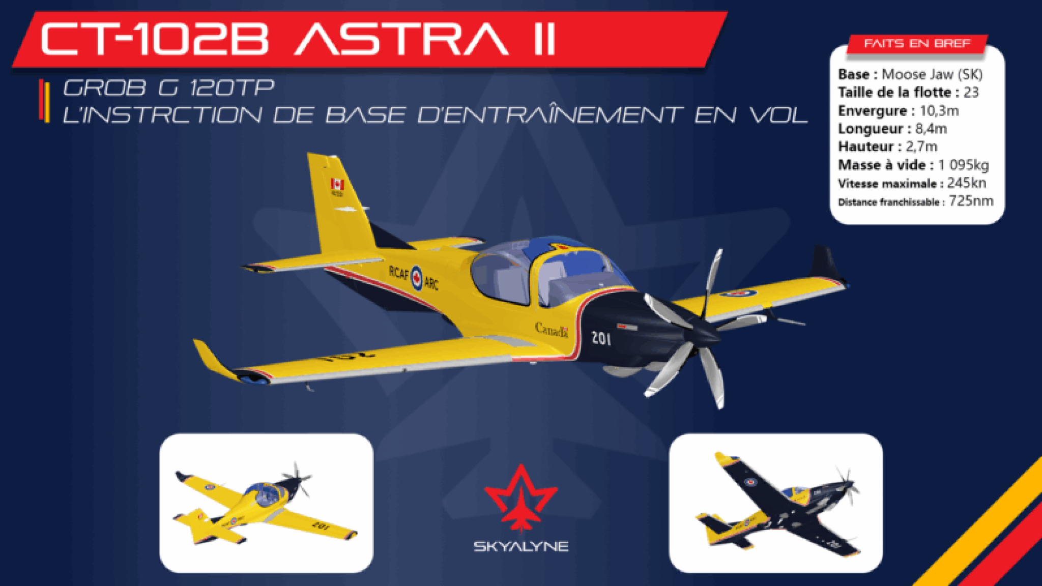 Grob G 120TP / RCAF CT-102B Astra II - AERO Gatineau-Ottawa